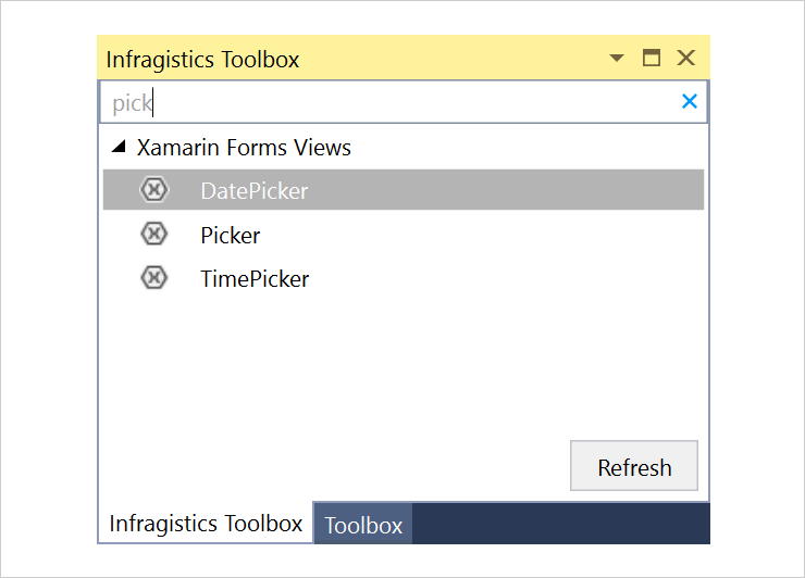 Xamarin Forms Toolbox Component Xamarin Ultimate UI
