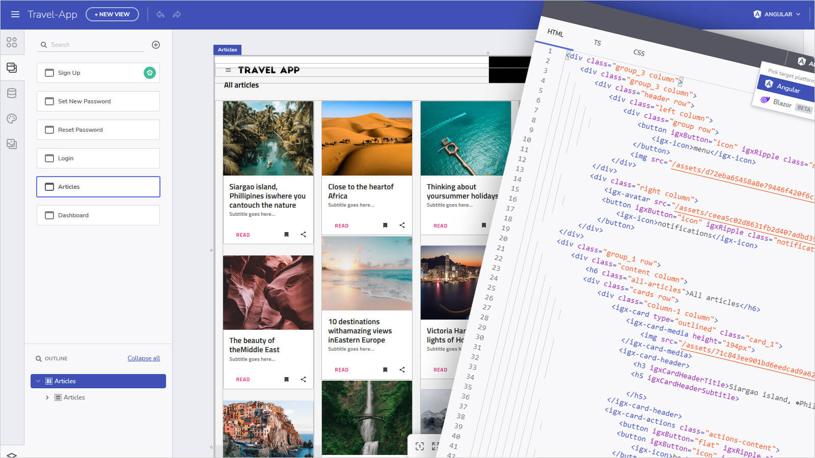 Blazor Components Library With 60 Native Controls Infragistics