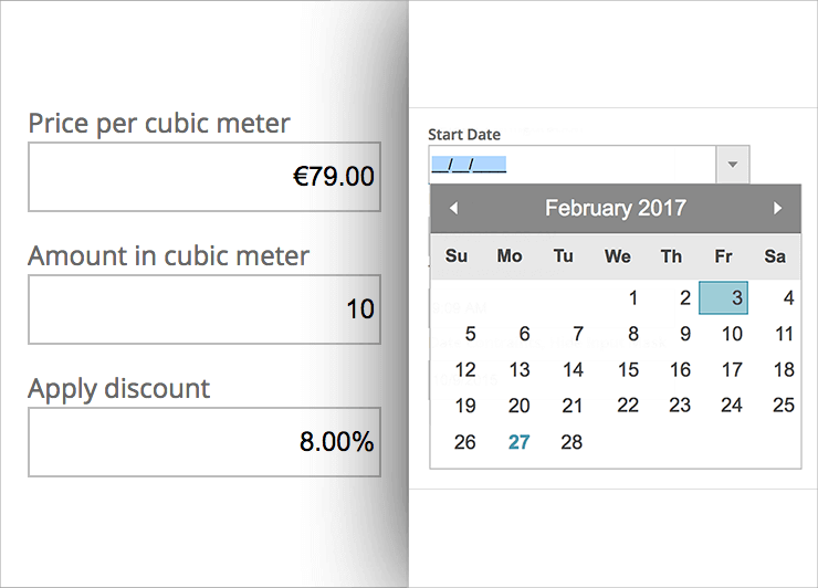 Data Entry And Display Component Javascripthtml5 And Jquery Ignite Ui