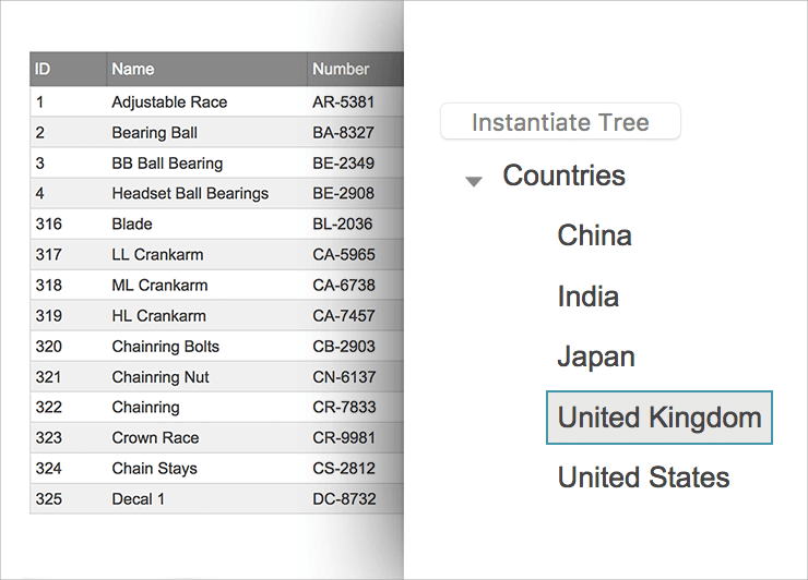 Framework Components Javascripthtml5 And Jquery Ignite Ui