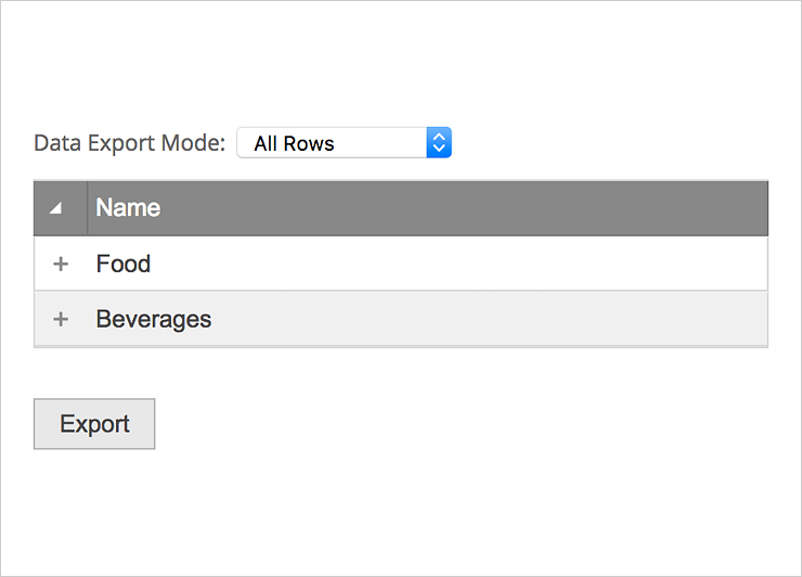 Hierarchical Grid Component Javascripthtml5 And Jquery Ignite Ui