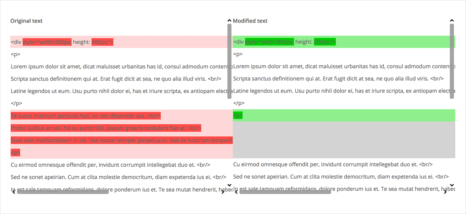 Scrollbar Component Javascripthtml5 And Jquery Ignite Ui