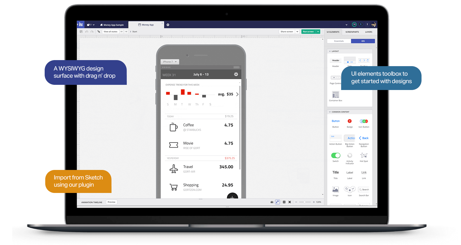 Indigo Design Desktop | Design to Code | UX Prototyping Tool for Designers | Infragistics