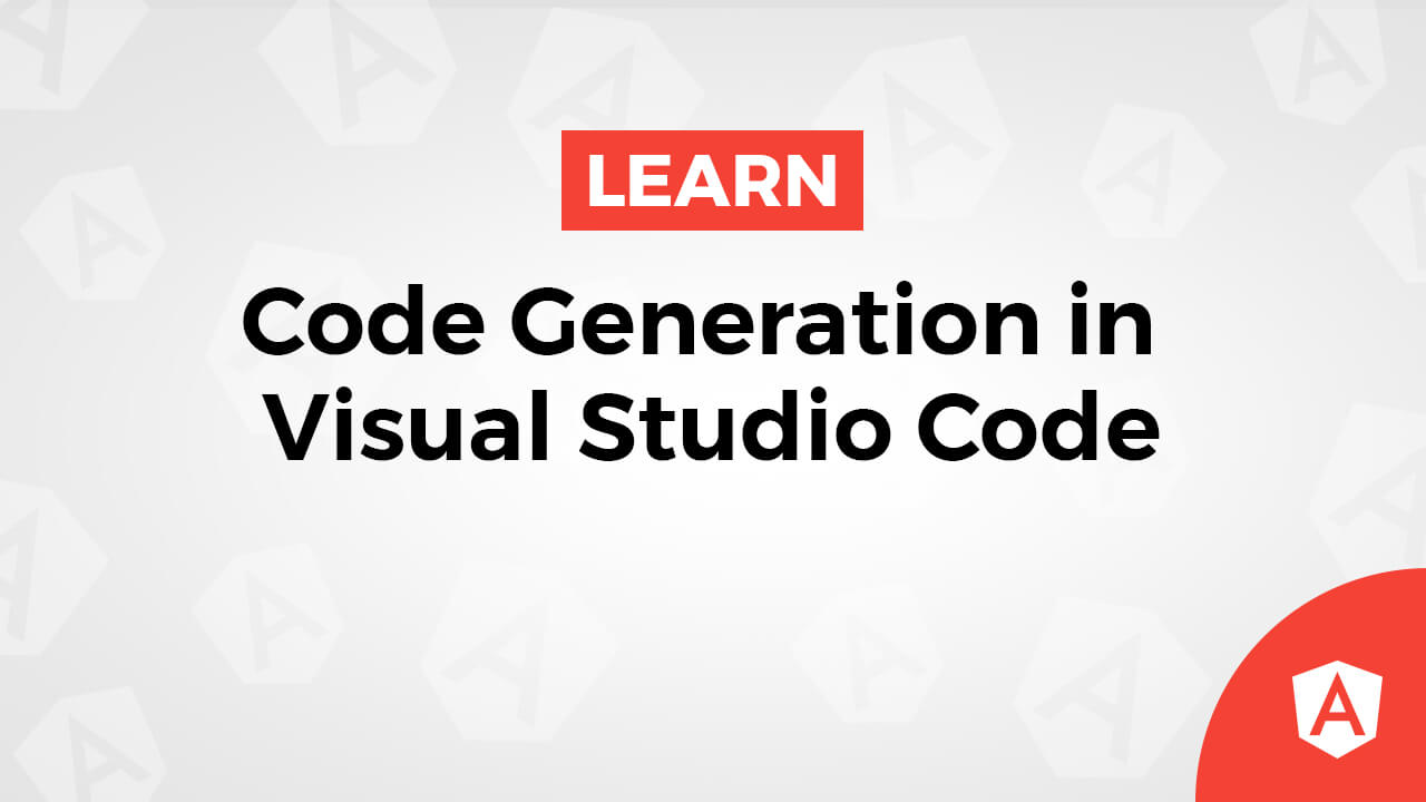 Visual Studio Codeでコード生成