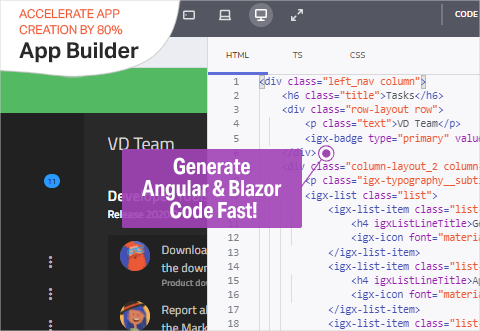 JavaScript UI Design Software & User Interface Components | Infragistics