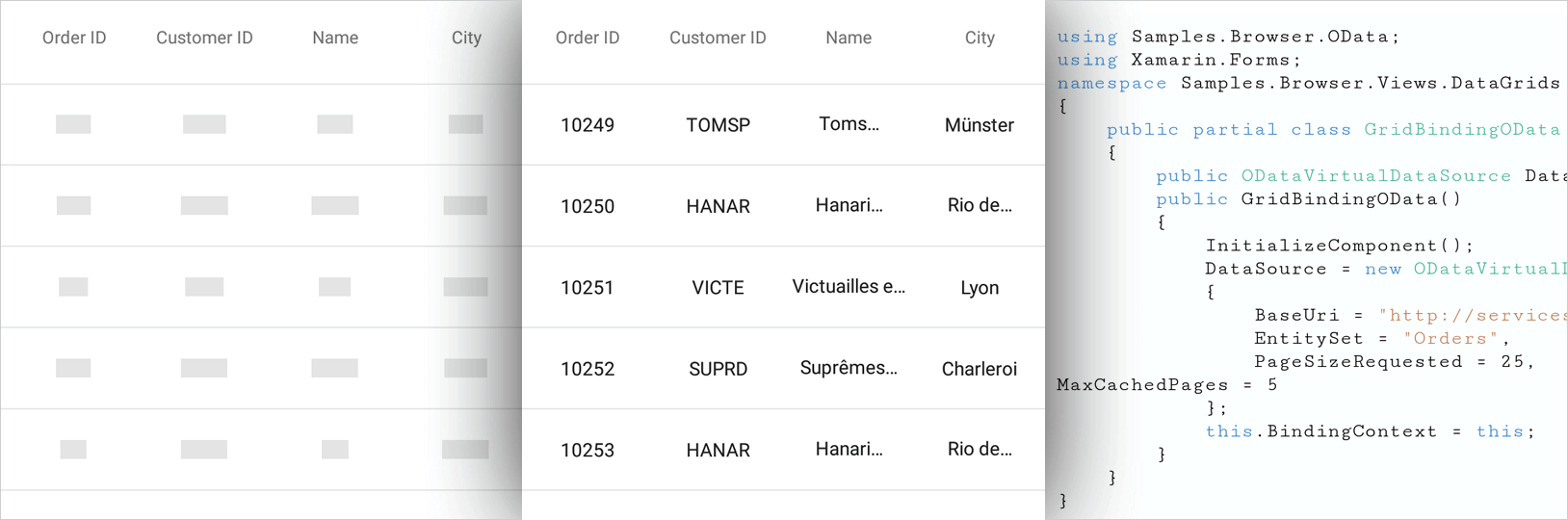 Xamarin Data Grid Components Ultimate Ui For Xamarin Infragistics