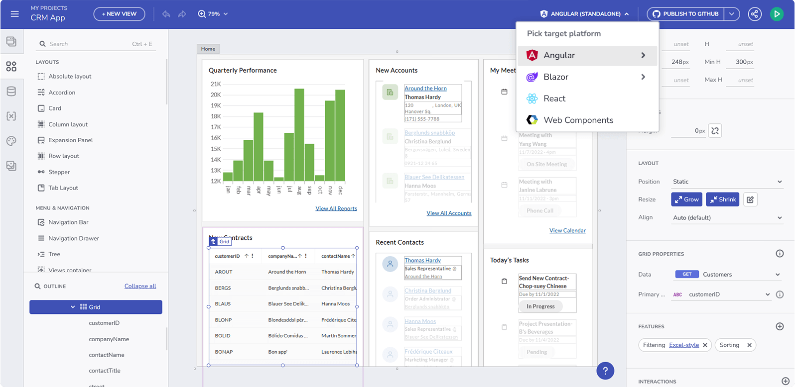 Drag And Drop Ui Components In App Builder™ Features