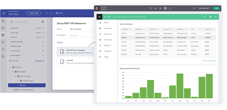 Data Rich App Experiences In Low Code App Builder™ Features