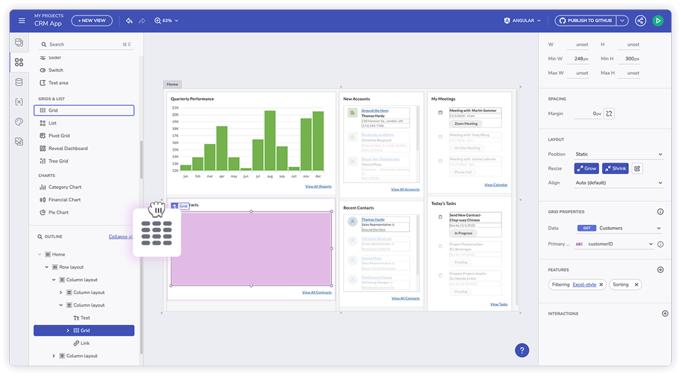 Angular App Builder With Instant Code Generation App Builder