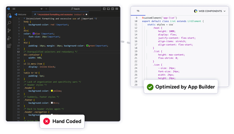 Web Components App Builder With Code Generation – App Builder