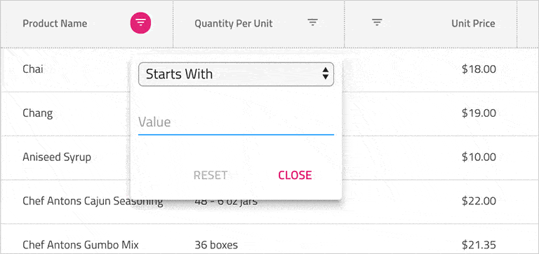 Ignite UI Grid Controls for Native Angular Applications