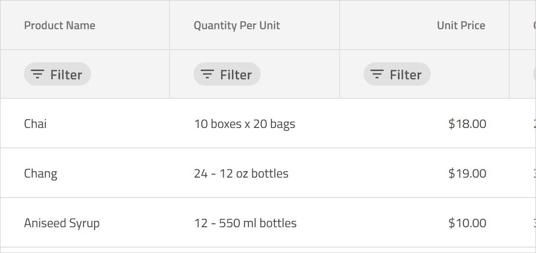 Angular Data Grid Ignite Ui Table Controls For Angular Applications Infragistics
